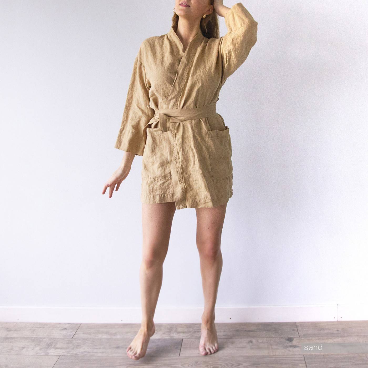Linen robe | Len.Ok