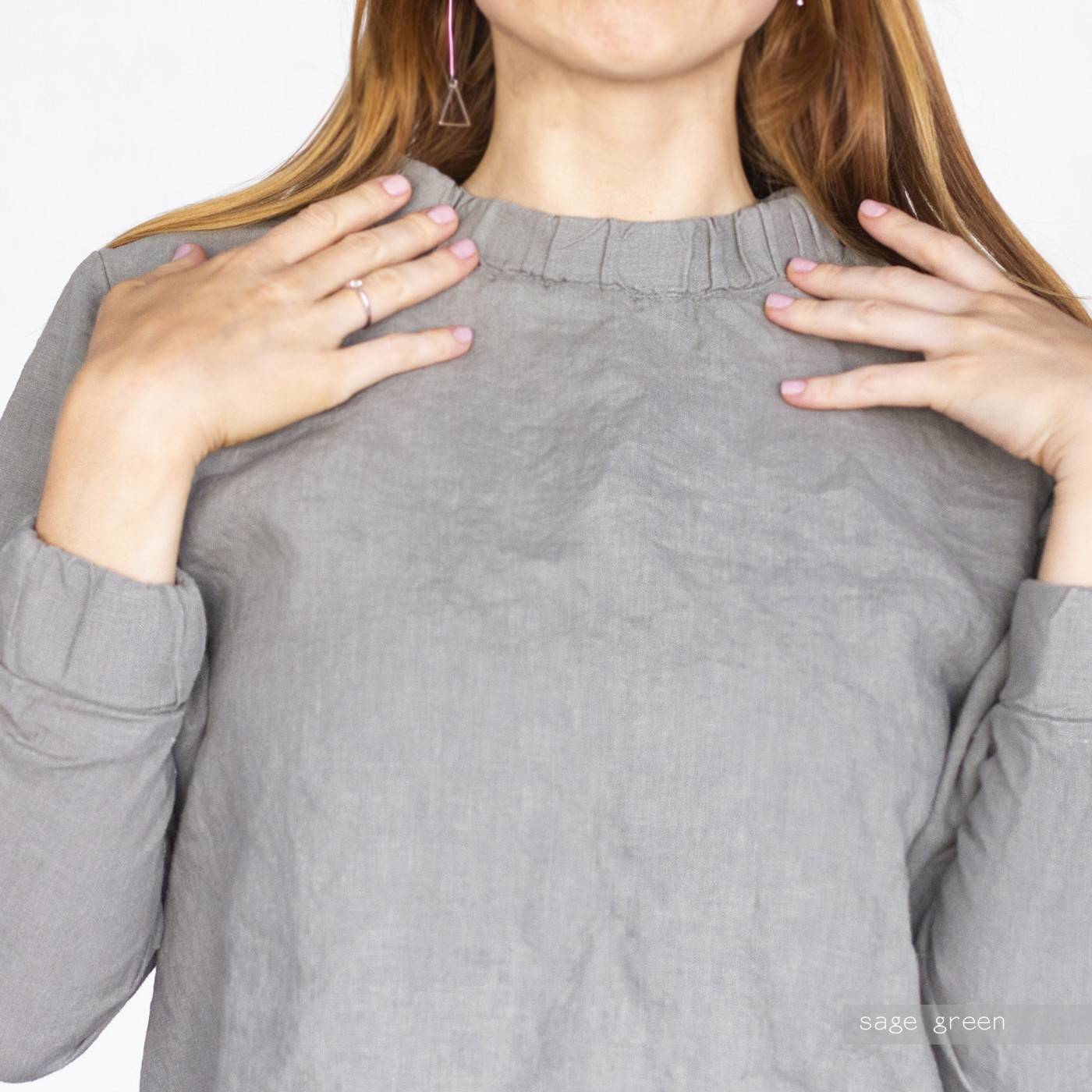 Linen Sweatshirt | Len.Ok